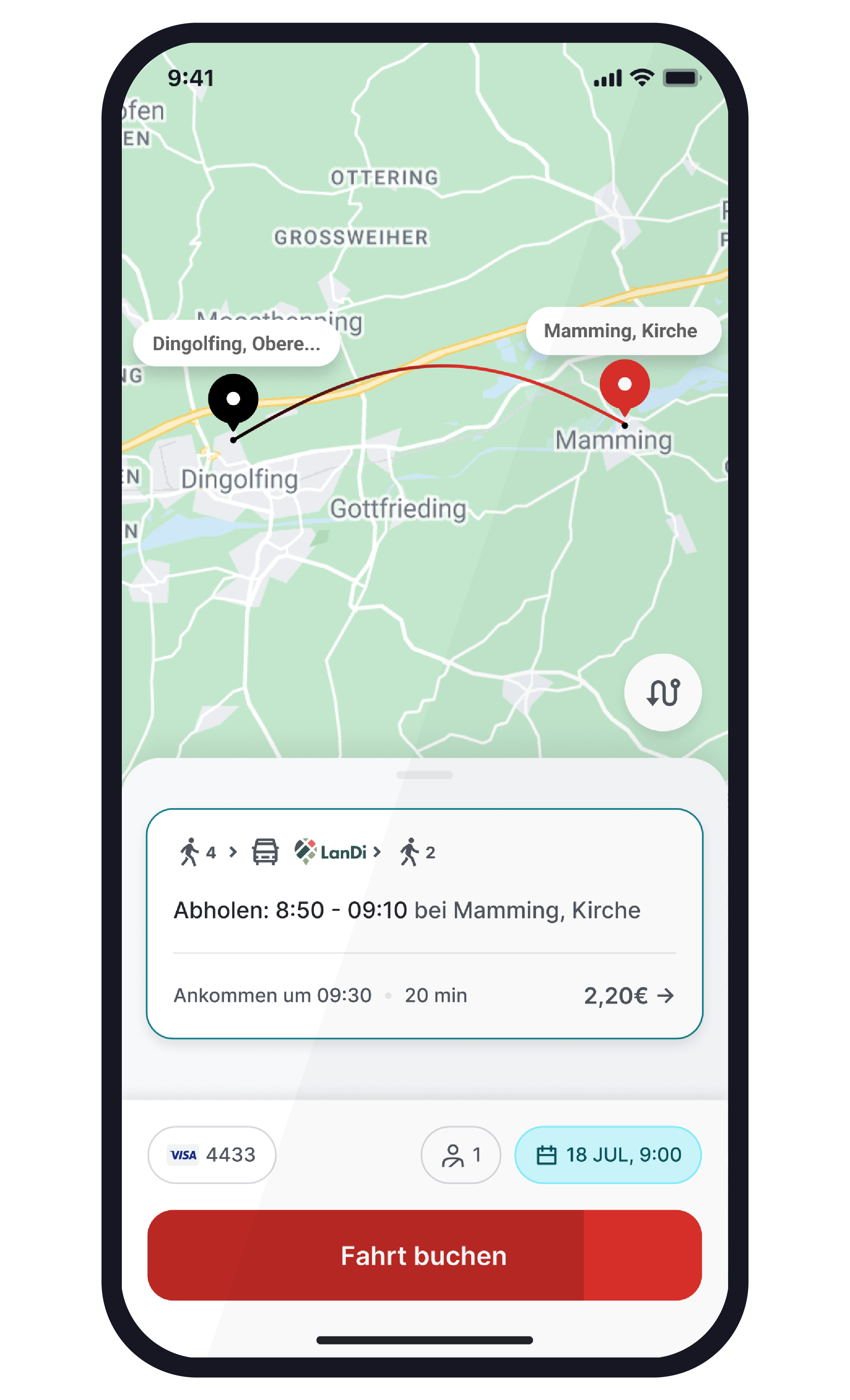 LanDi | Der neue öffentliche Personenbeförderungsdienst in Dingolfing-Landau